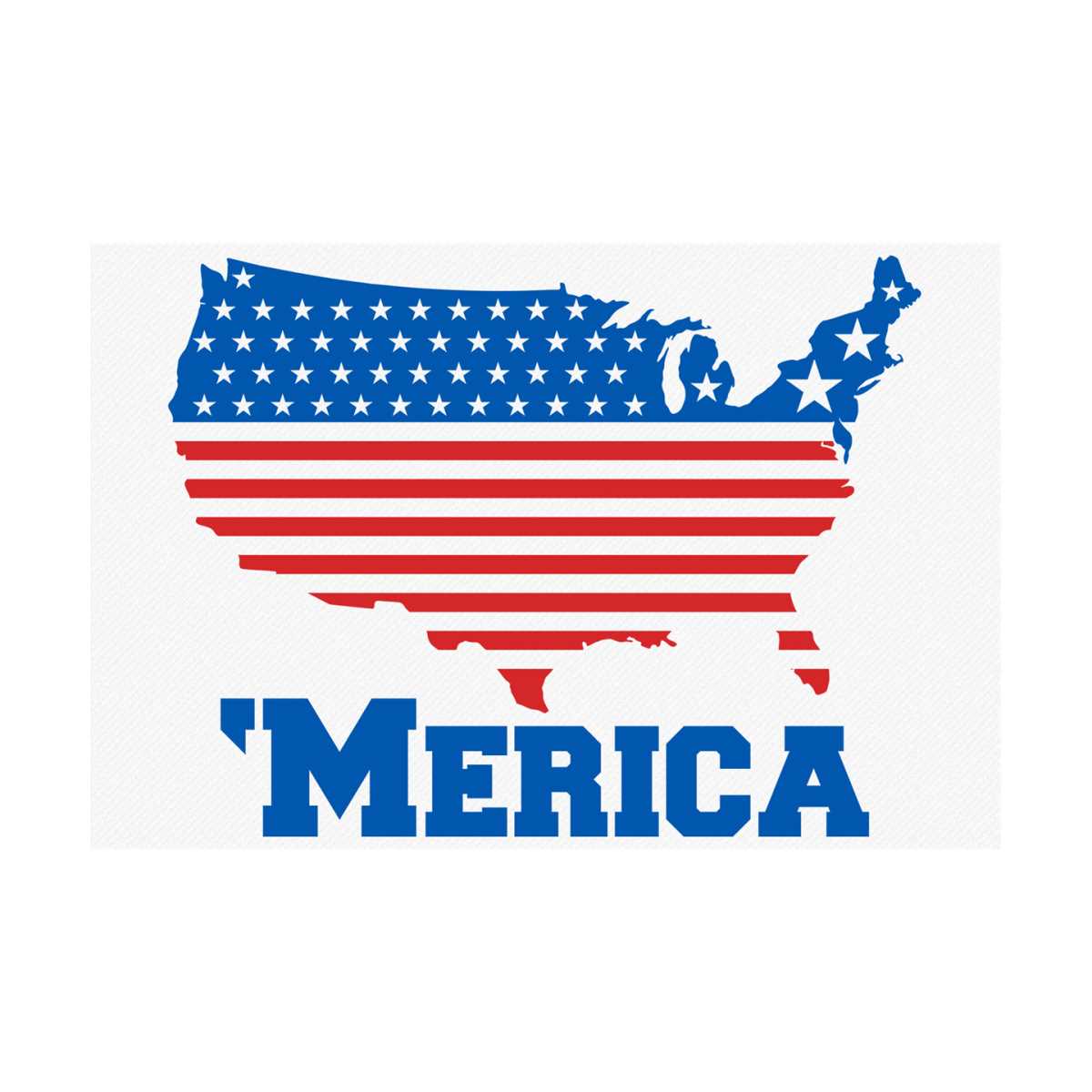 Merica American Flag Map Svg, Independence Svg, Merica Svg, - Inspire ...