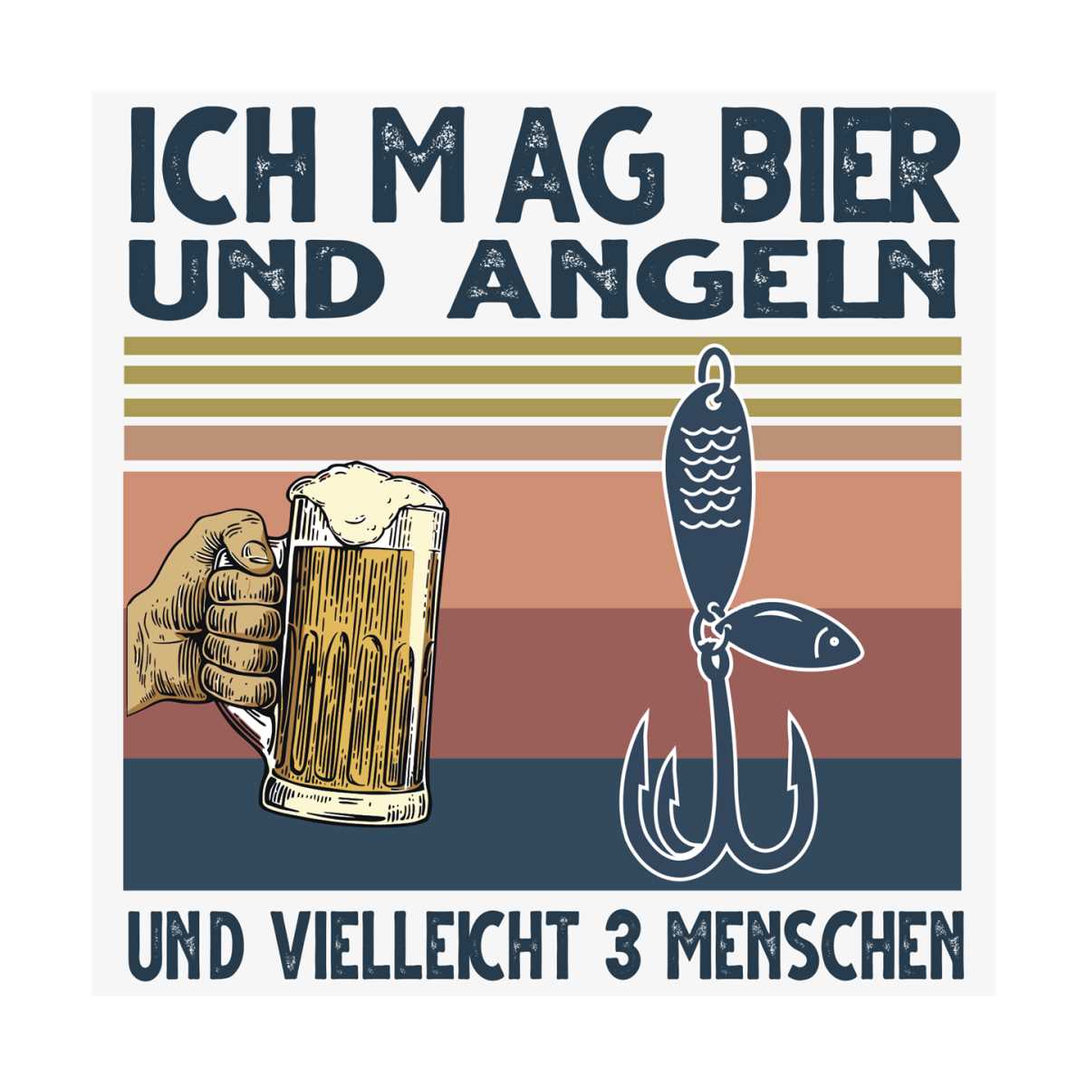 Ich Mag Bier Und Angeln Und Vielleicht 3 Menschen Svg, Trend - Inspire ...