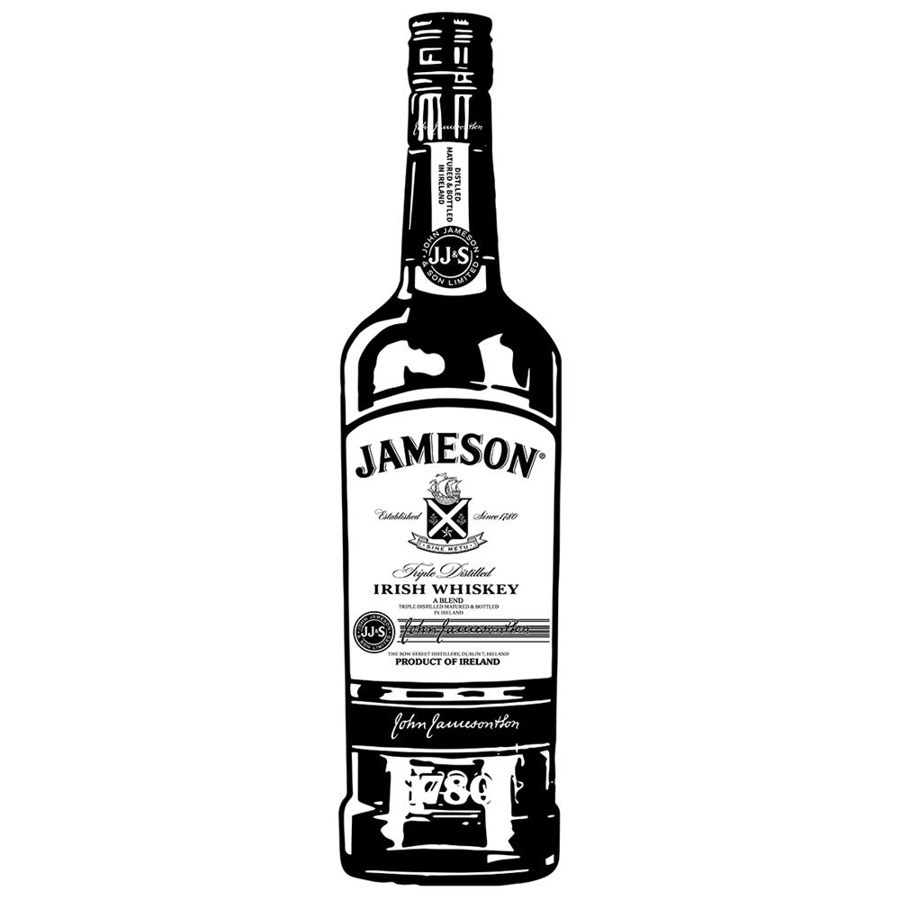Jameson Whiskey Bottle Svg, Drinking Svg, Liquor Alcohol Svg | Inspire ...
