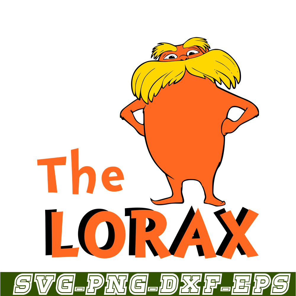 The Lorax SVG, Dr Seuss SVG, Dr. Seuss' the Lorax SVG DS1051 | Inspire ...