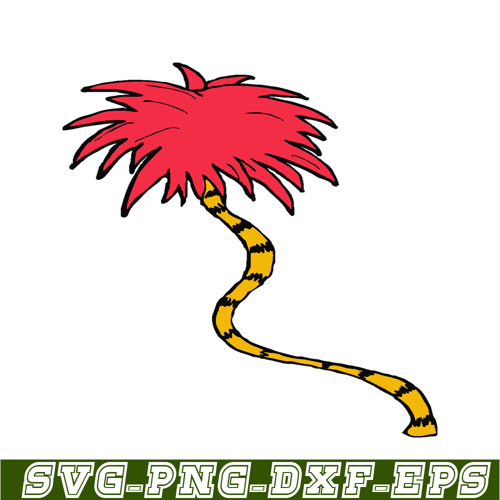 The Lorax Red Tree SVG, Dr Seuss SVG, Dr. Seuss' the Lorax S - Inspire ...
