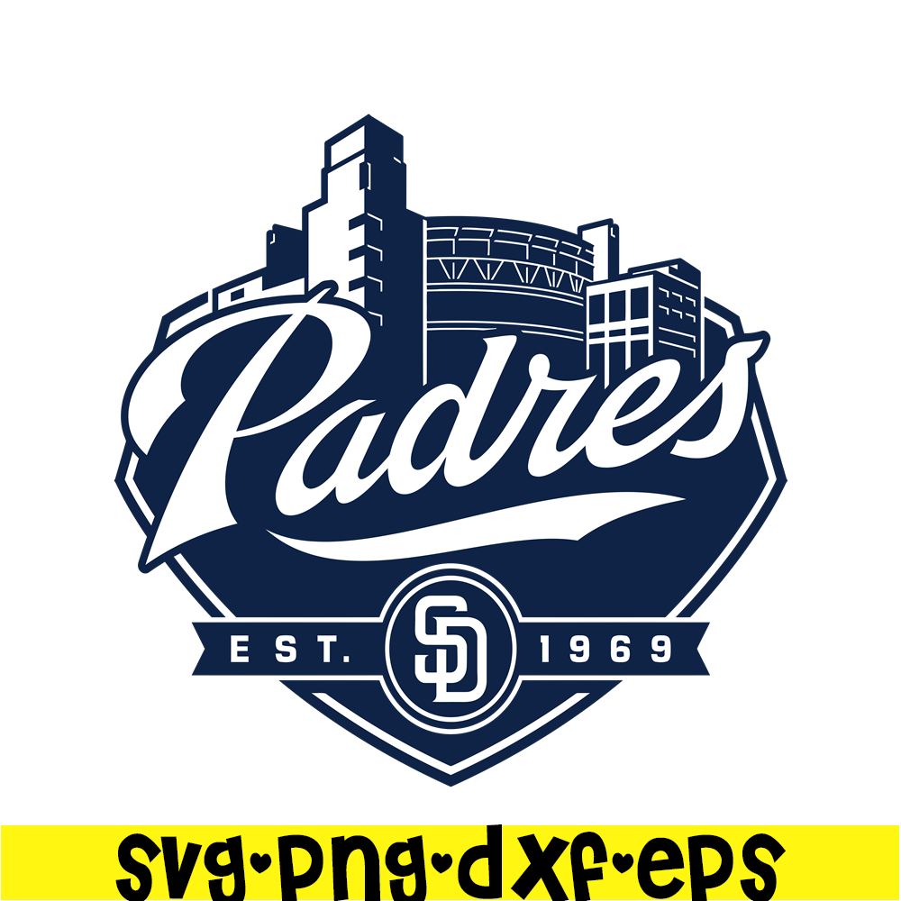 San Diego Padres EST 1969 SVG, Major League Baseball SVG, Ba | Inspire ...