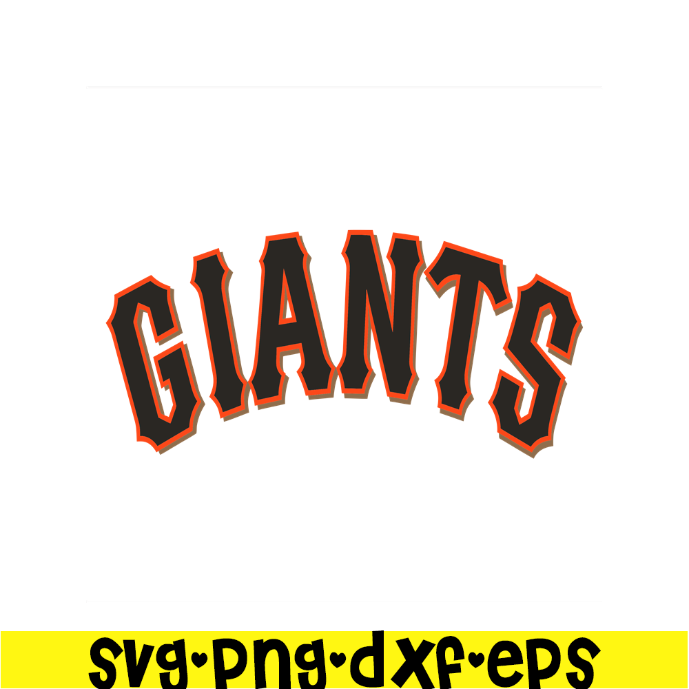 Giants The Orange Text SVG, Major League Baseball SVG, Baseb | Inspire ...