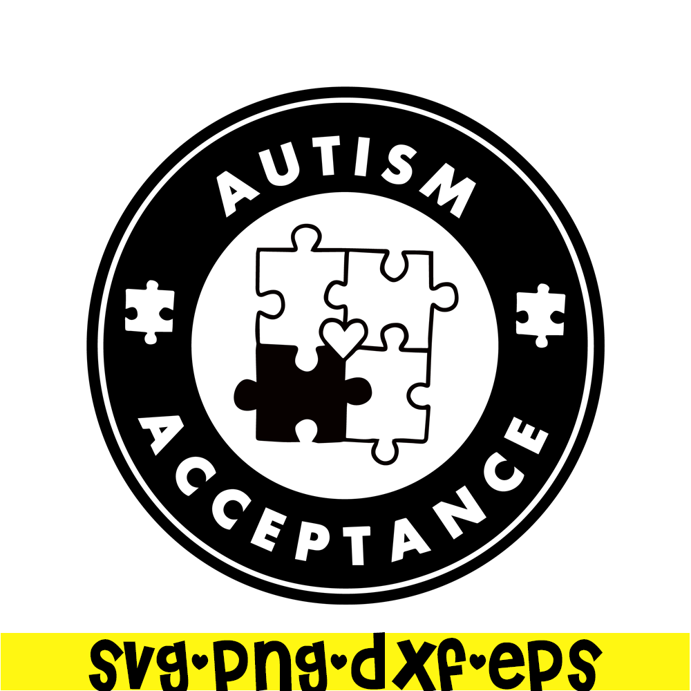 Autism Acceptance SVG, Starbucks SVG, Starbucks Logo SVG STB | Inspire ...