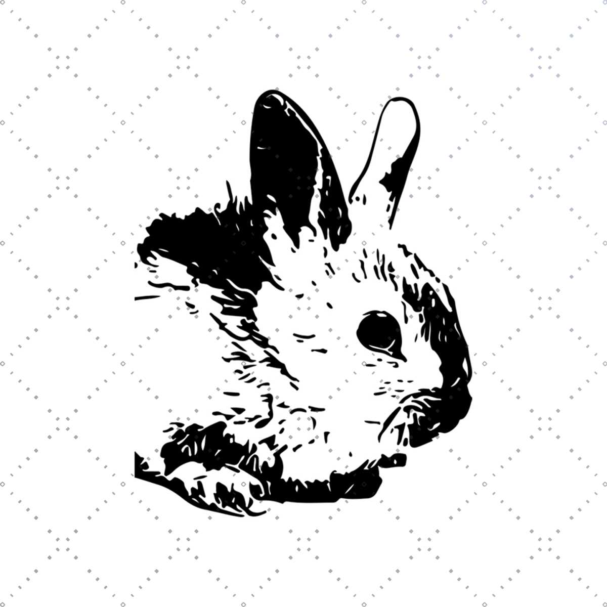Rabbit SVG Cut File, Rabbit SVG, Rabbit Clipart, Floral Rabb | Inspire ...
