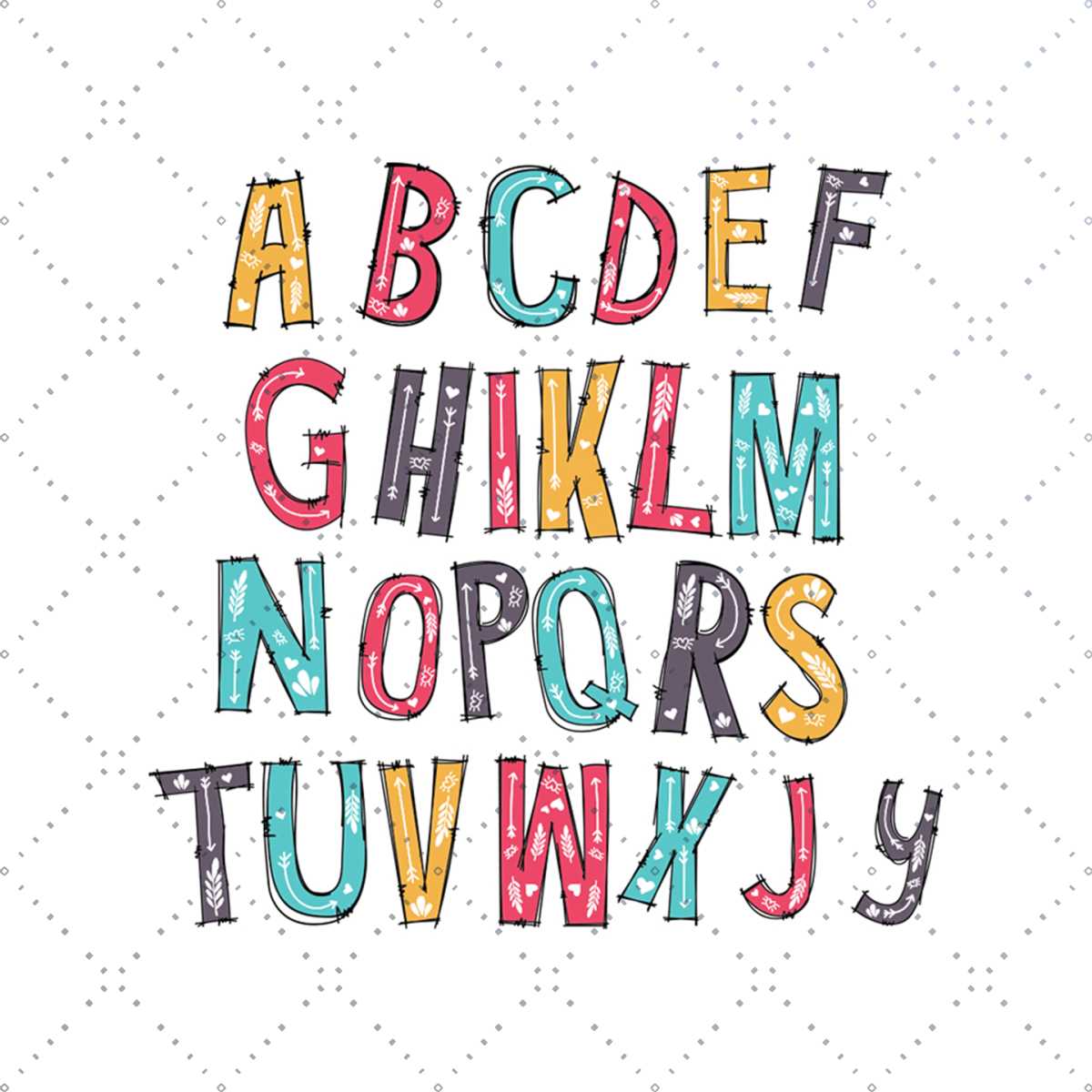 Alphabet svg | Inspire Uplift