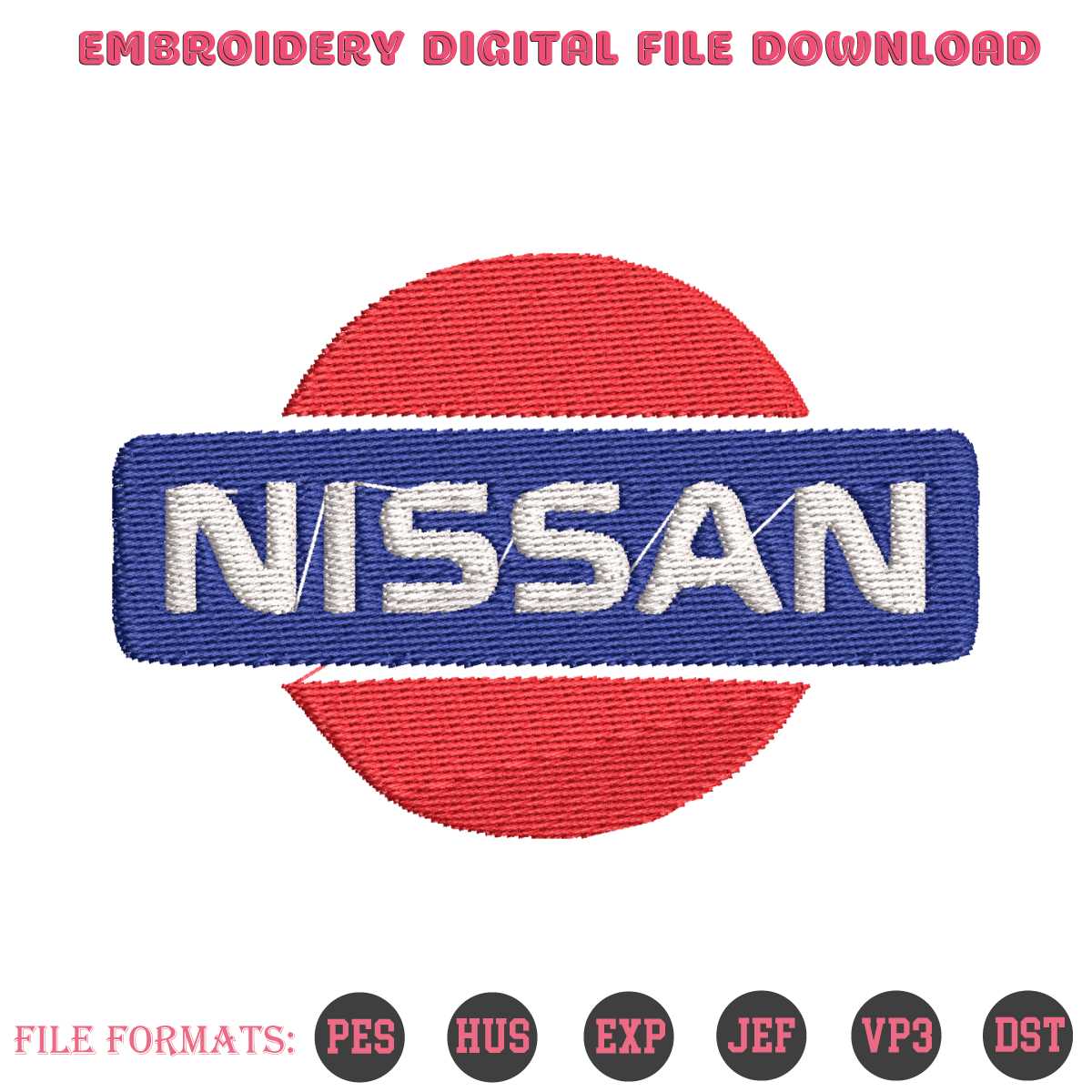 Nissan Logo Embroidery Download File Logo Car Embroidery Des - Inspire ...