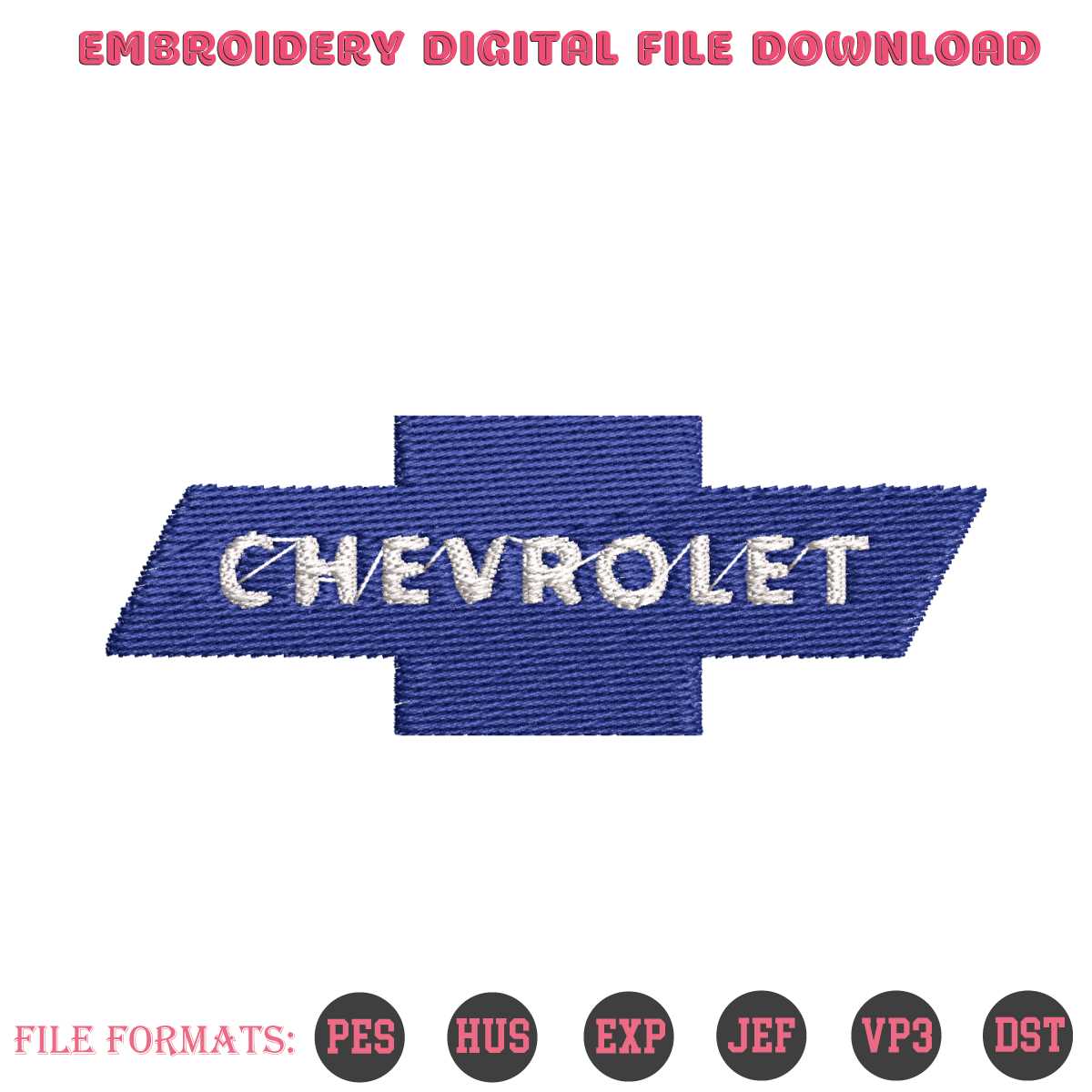 Chevrolet Logo Car Embroidery Car Logo Embroider Digitizing | Inspire ...