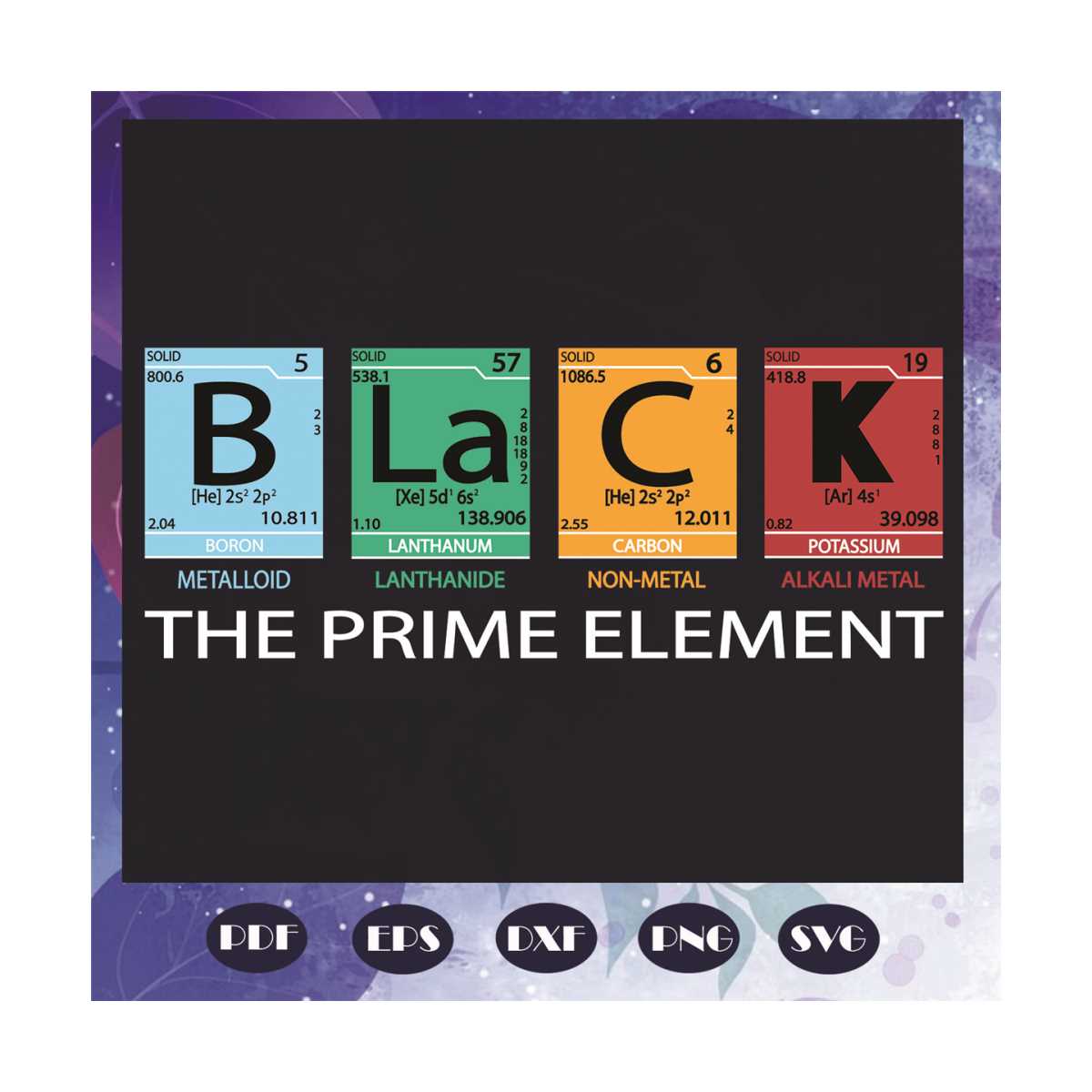 Black The Prime Element Svg, Trending Svg, Black Svg, Prime | Inspire Uplift