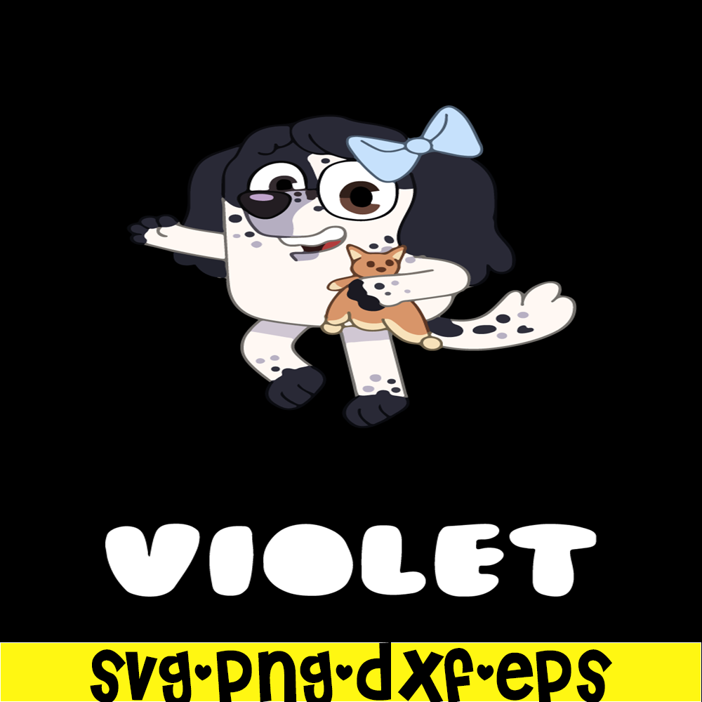 Violet Bluey SVG PNG PDF Bluey Character SVG Bluey Movie SVG | Inspire ...