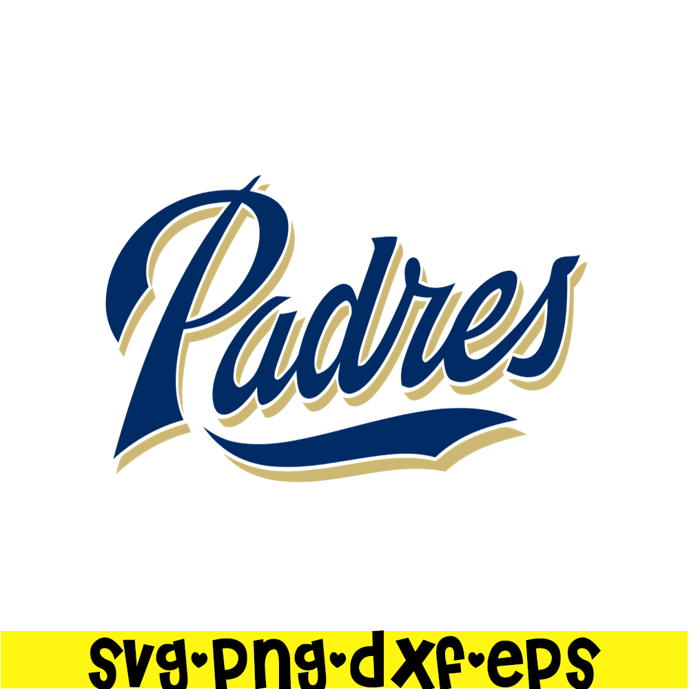 San Diego Padres The Text SVG, Major League Baseball SVG, Ba | Inspire ...