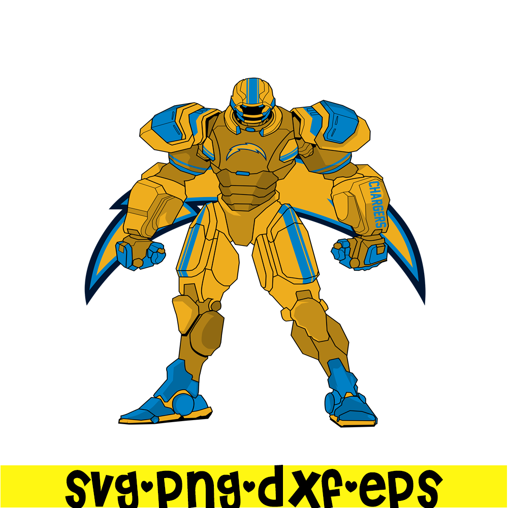 Robot Chargers PNG, Football Team PNG, Robot NFL PNG | Inspire Uplift