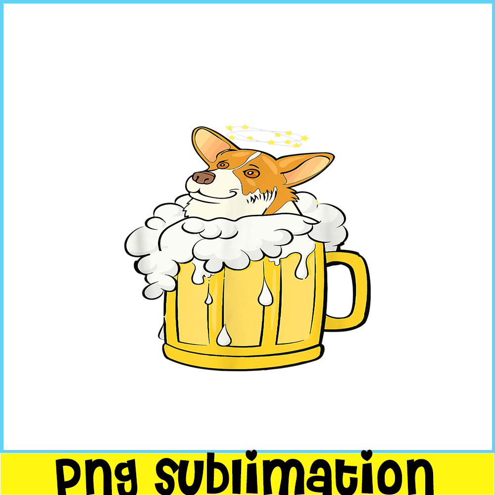 Corgi Dog Beer Drinking PNG Drinking Party PNG Corgi And Bee | Inspire ...