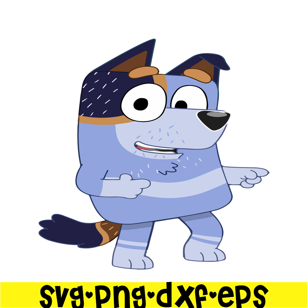 Bluey Main Characters SVG PNG PDF Bluey Characters SVG Bluey - Inspire ...