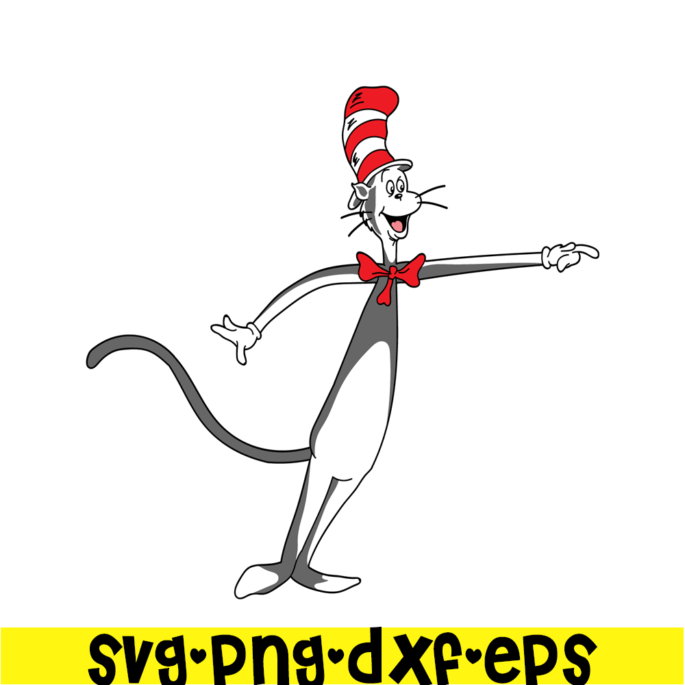 Happy Cat SVG, Dr Seuss SVG, Cat In The Hat SVG DS205122389 | Inspire ...