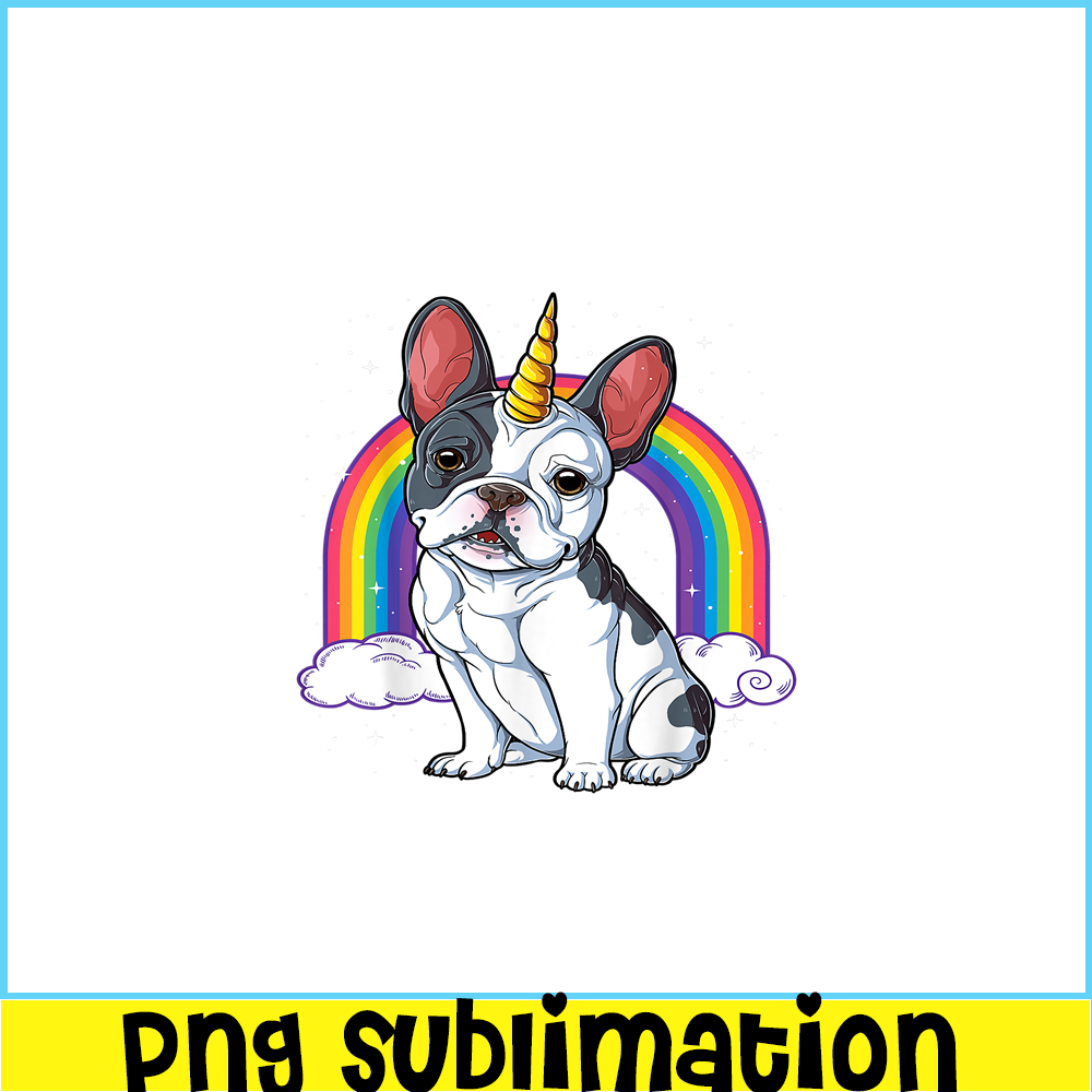 Frenchicorn Bulldog PNG, Frenchie Dog Lover PNG, French Dog - Inspire ...
