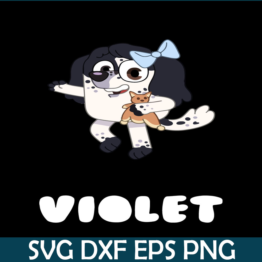 Violet Bluey SVG PNG PDF Bluey Character SVG Bluey Movie SVG | Inspire ...