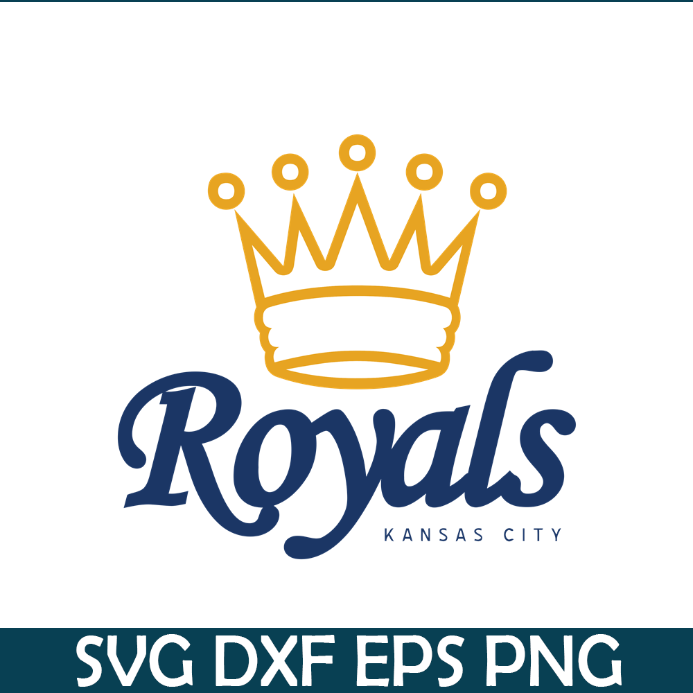 KC Royals The Crown SVG, Major League Baseball SVG, MLB Love | Inspire ...
