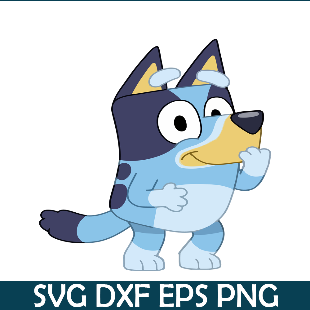Bluey Bandit Secret SVG PDF PNG Bandit Heeler SVG Bandit Blu | Inspire ...