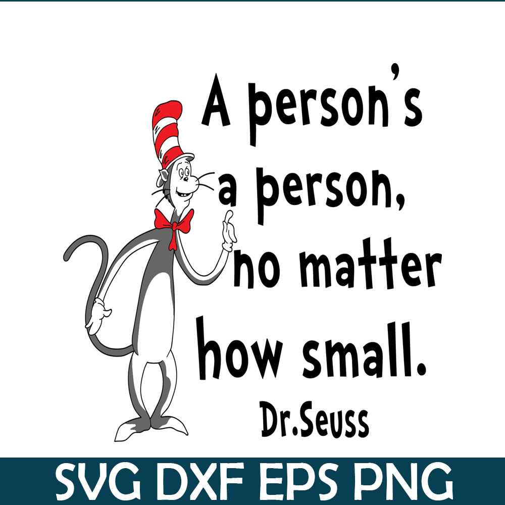 A Person Quote SVG, Dr Seuss SVG, Dr Seuss Quotes SVG DS2051 | Inspire ...