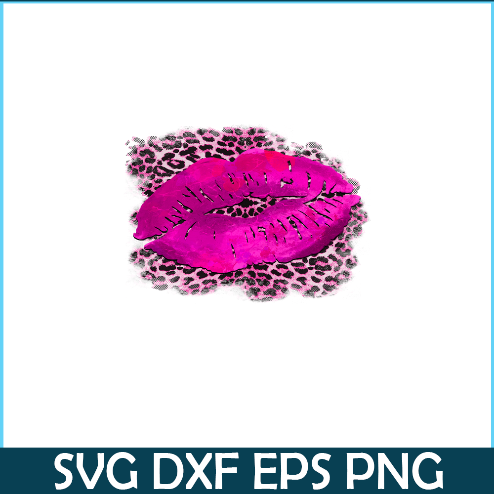 Pink Leopard Lips PNG, Lovely Valentine PNG, Valentine Holid - Inspire Uplift