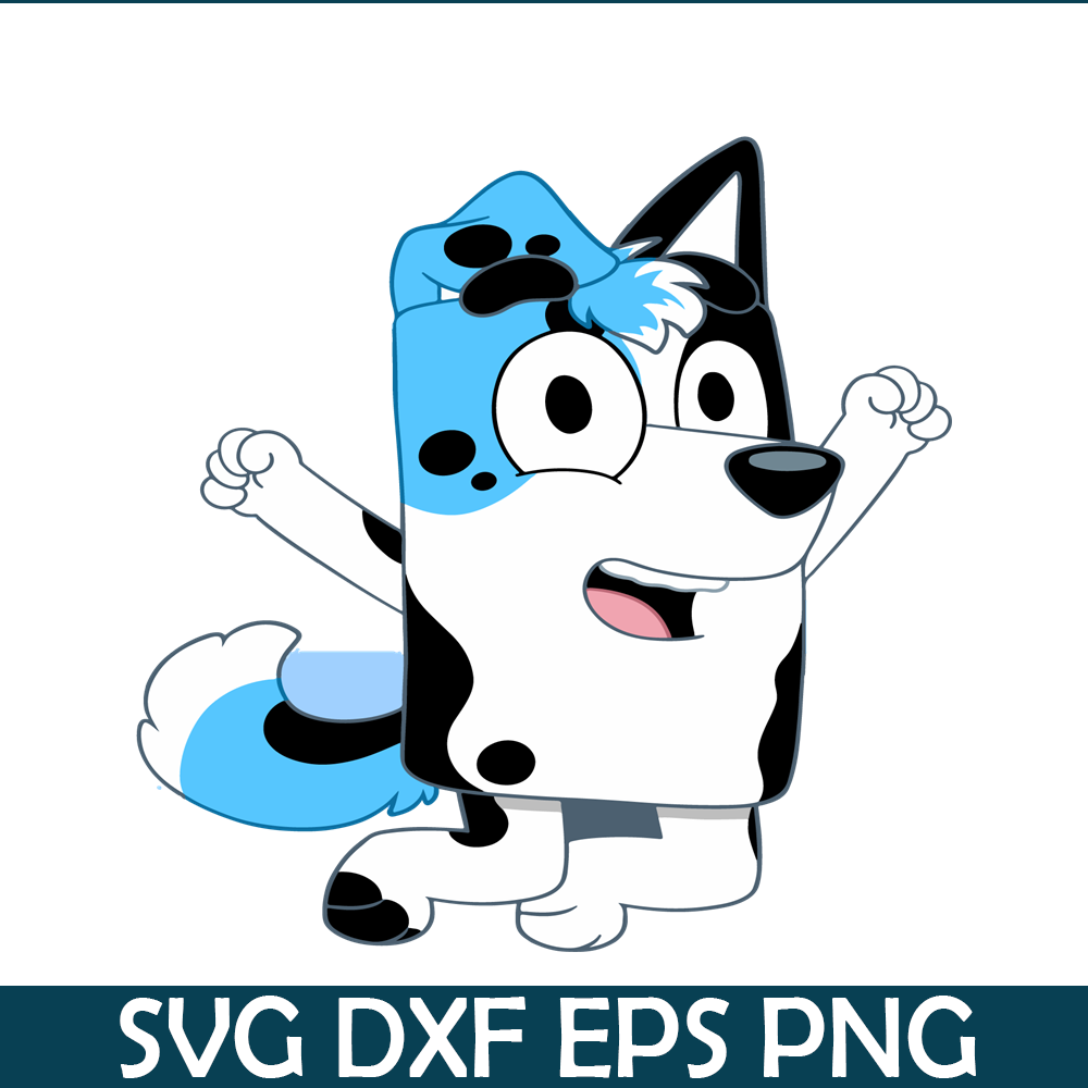 Bluey Styles SVG PNG PDF Bluey Cartoon SVG Bluey Character S - Inspire ...