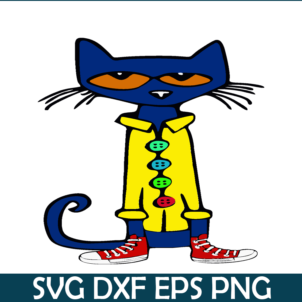 Pete the Blue Cat SVG, Dr Seuss SVG, Rocking in My School Sh | Inspire ...