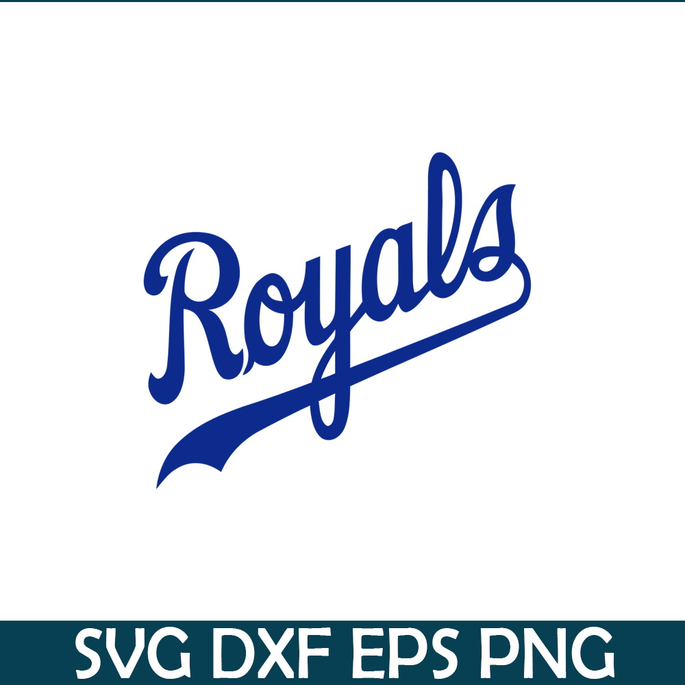 Royals Text SVG, Major League Baseball SVG, MLB Lovers SVG M | Inspire ...