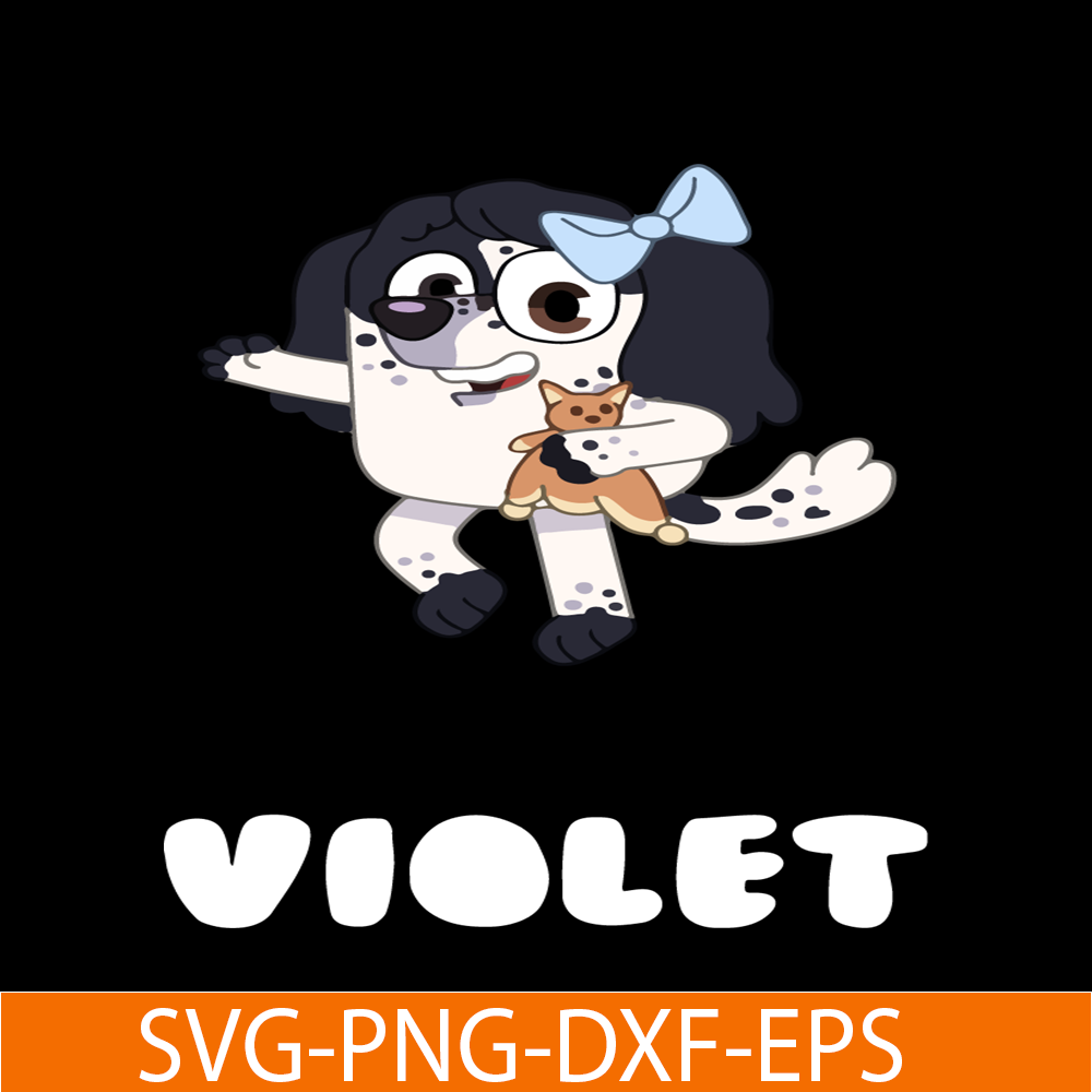 Violet Bluey SVG PNG PDF Bluey Character SVG Bluey Movie SVG | Inspire ...