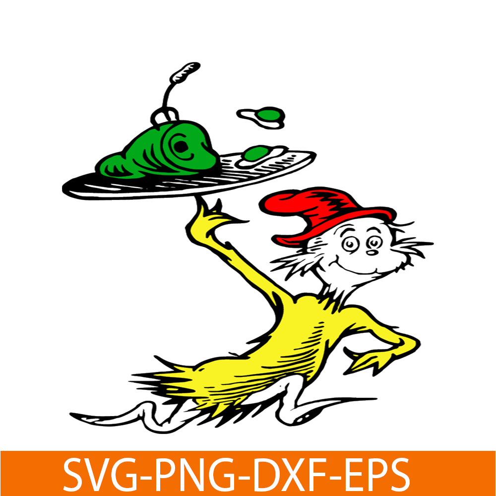 Green eggs and ham SVG, Dr Seuss SVG, Cat In The Hat SVG DS1 | Inspire ...