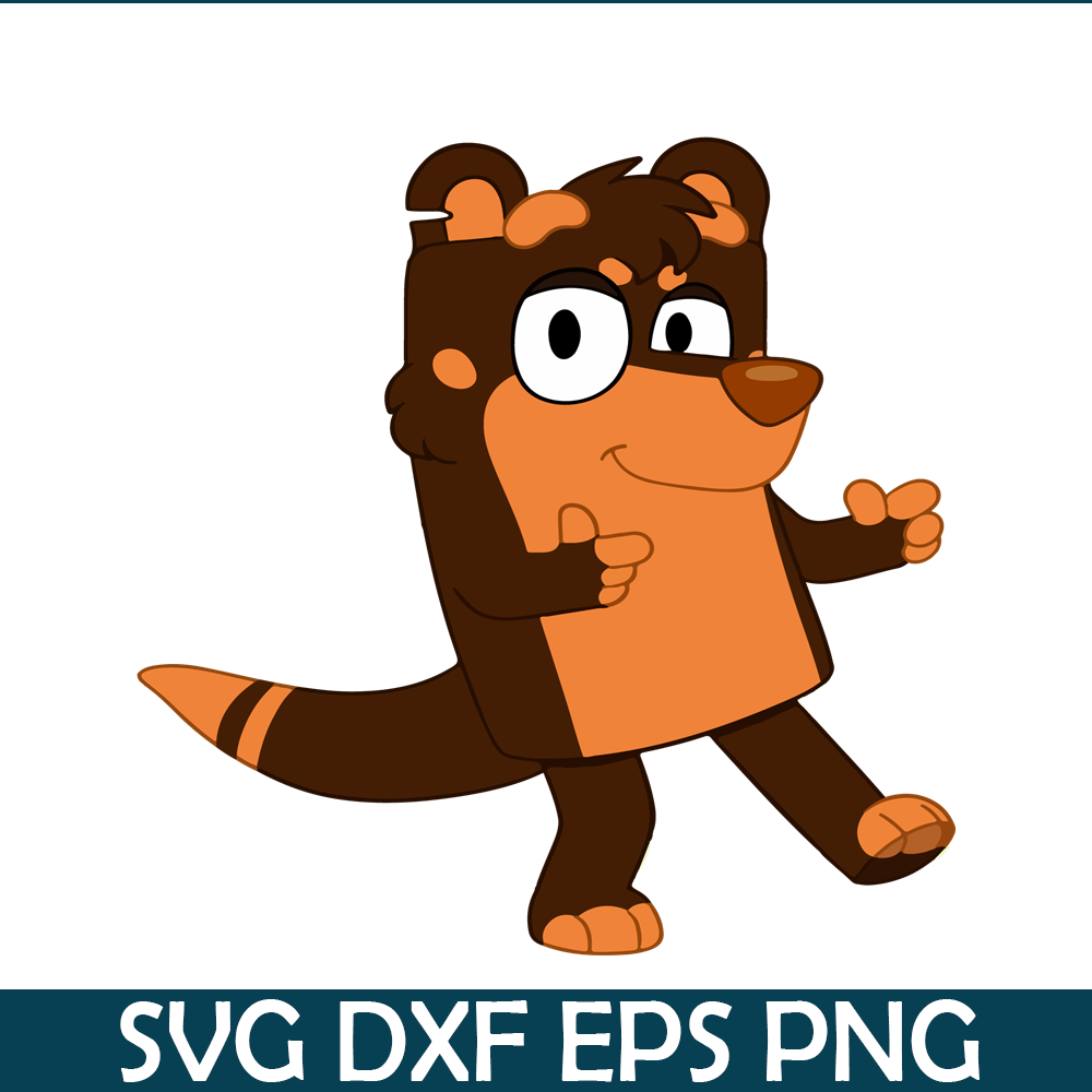 Bluey Fox Vibes SVG PNG PDF Bluey Characters SVG Bluey Carto - Inspire ...