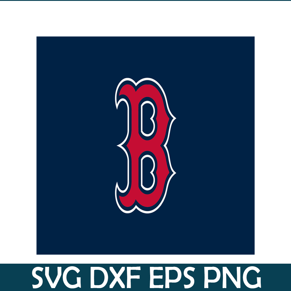 Boston Red Sox The B Flag SVG PNG DXF EPS AI, Major League B - Inspire ...