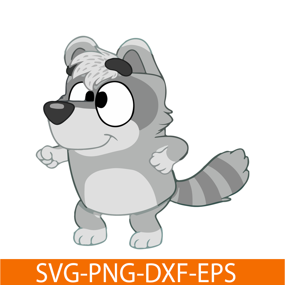 Bluey Fox SVG PNG PDF - Inspire Uplift