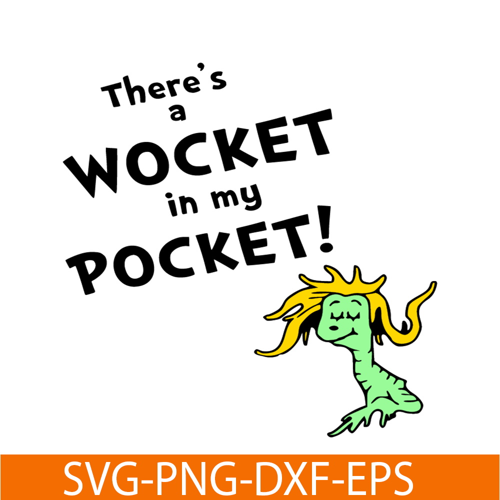 Wocket in my pocket SVG, Dr Seuss SVG, Cat In The Hat SVG DS | Inspire ...