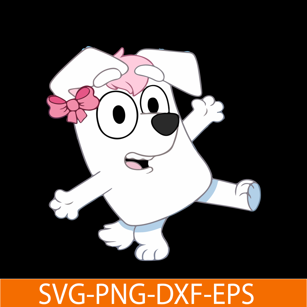 White Bluey Vibes SVG PNG PDF | Inspire Uplift