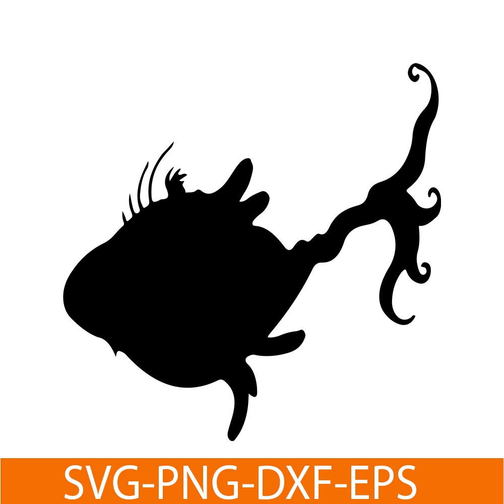 The 3rd Fish Black Shadow SVG, Dr Seuss SVG, Cat In The Hat | Inspire ...