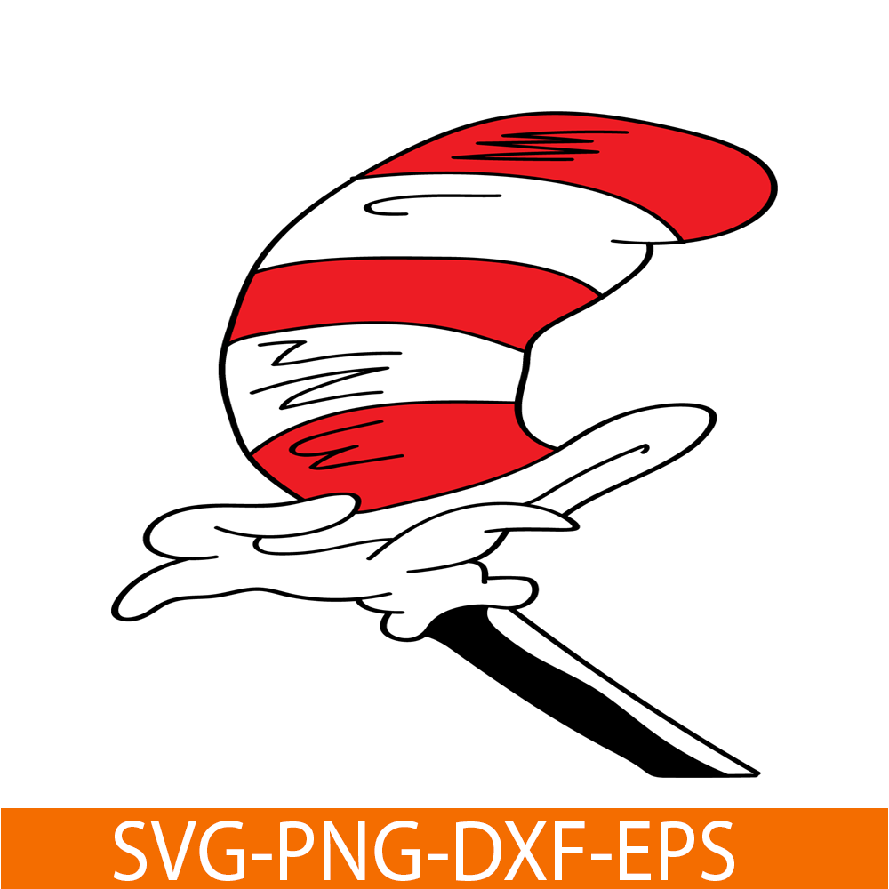 The Hat On The Hand SVG, Dr Seuss SVG, Cat In The Hat SVG DS | Inspire ...