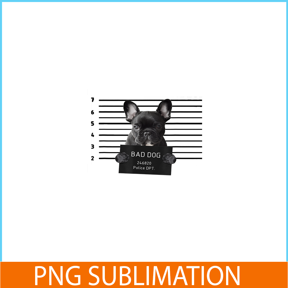 Bad Dog Jail Prisoner Puppy PNG, French Bulldog Prison PNG, - Inspire ...