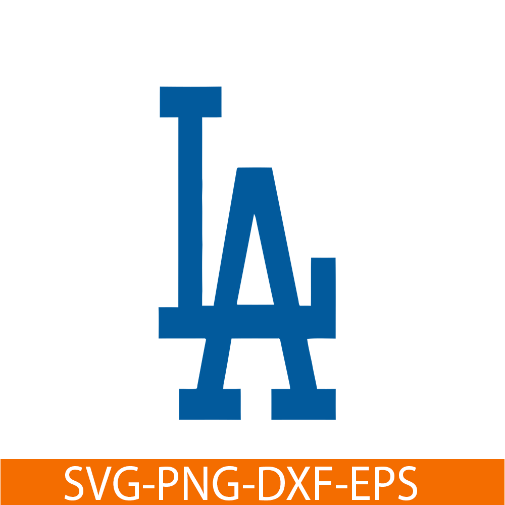 Blue Los Angeles Dodgers SVG, Major League Baseball SVG, MLB | Inspire ...