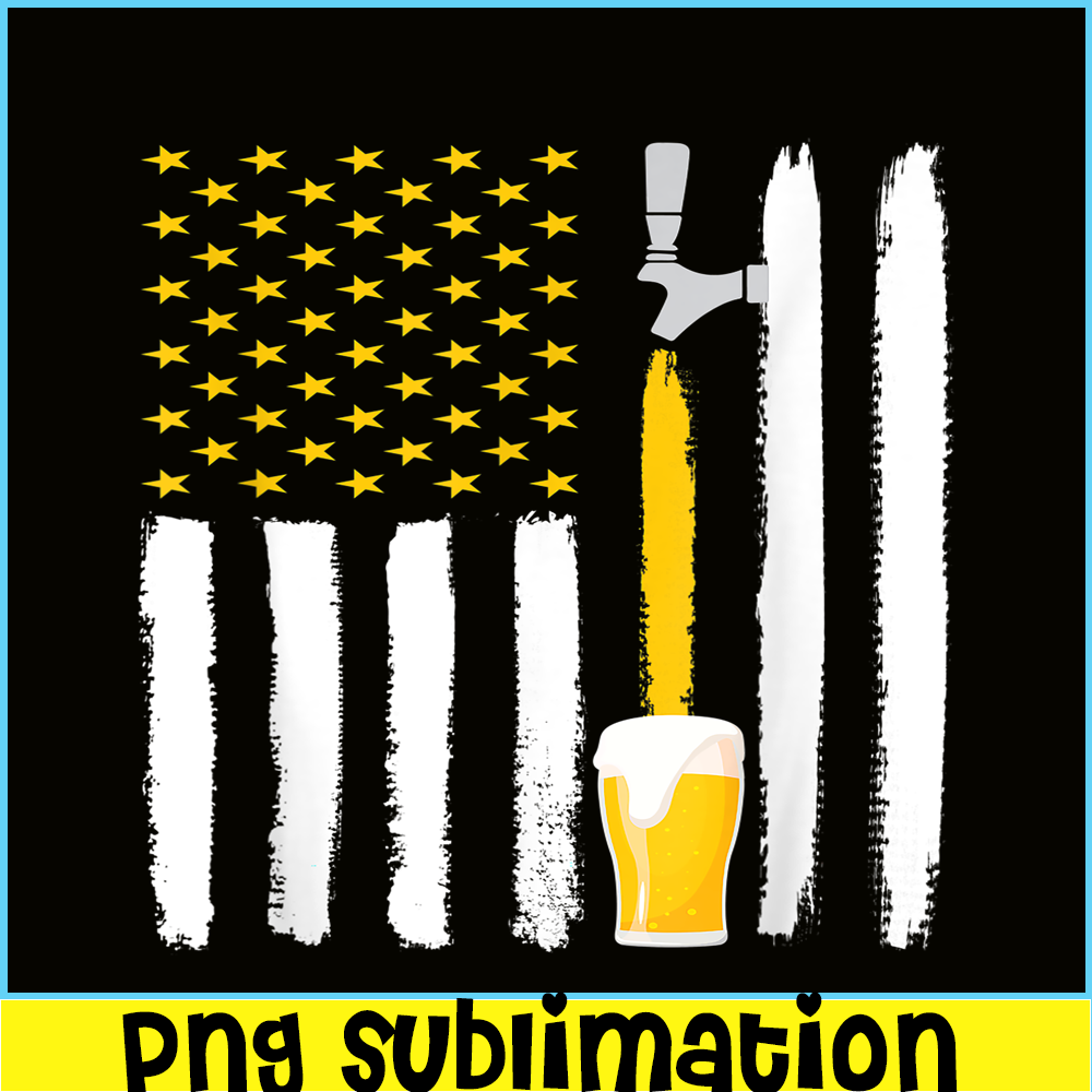Craft Beer PNG American Flag Beer Vibes PNG 4th July Brewery - Inspire ...