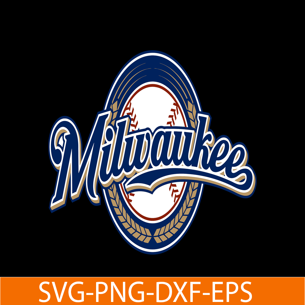Milwaukee Brewers Unique Logo SVG, Major League Baseball SVG | Inspire ...