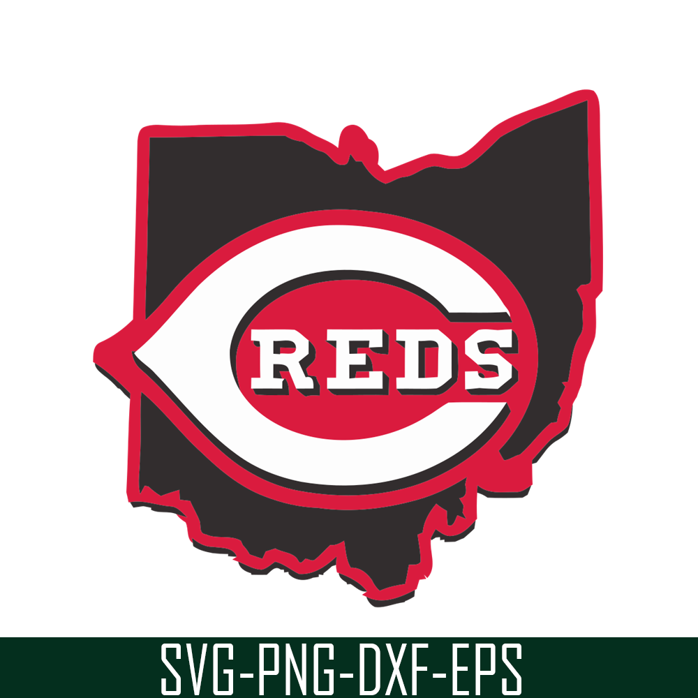 Cincinnati Reds The Unique Logo SVG PNG DXF EPS AI, Major Le | Inspire ...