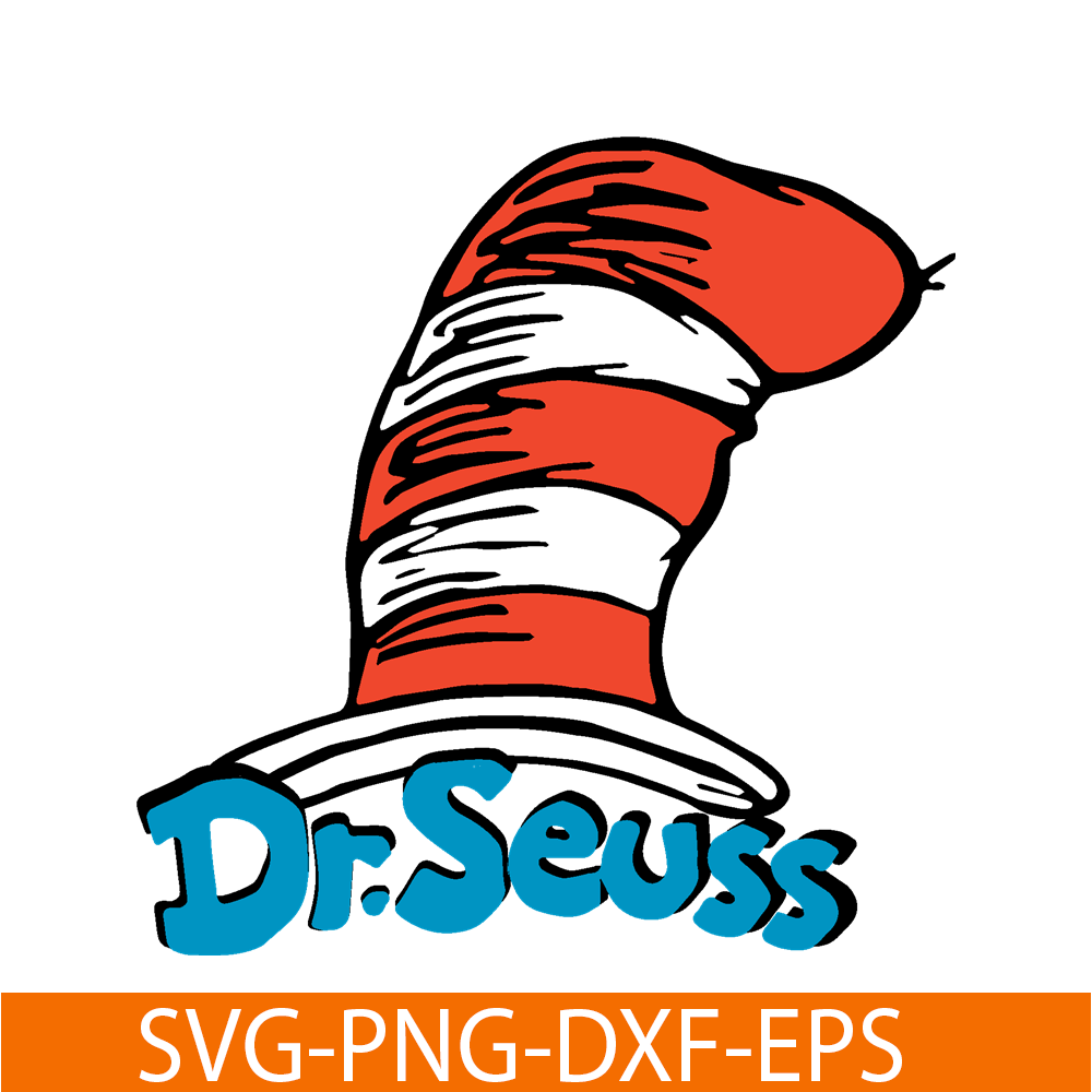 Dr Seuss With The Hat SVG, Dr Seuss SVG, Cat In The Hat SVG | Inspire ...