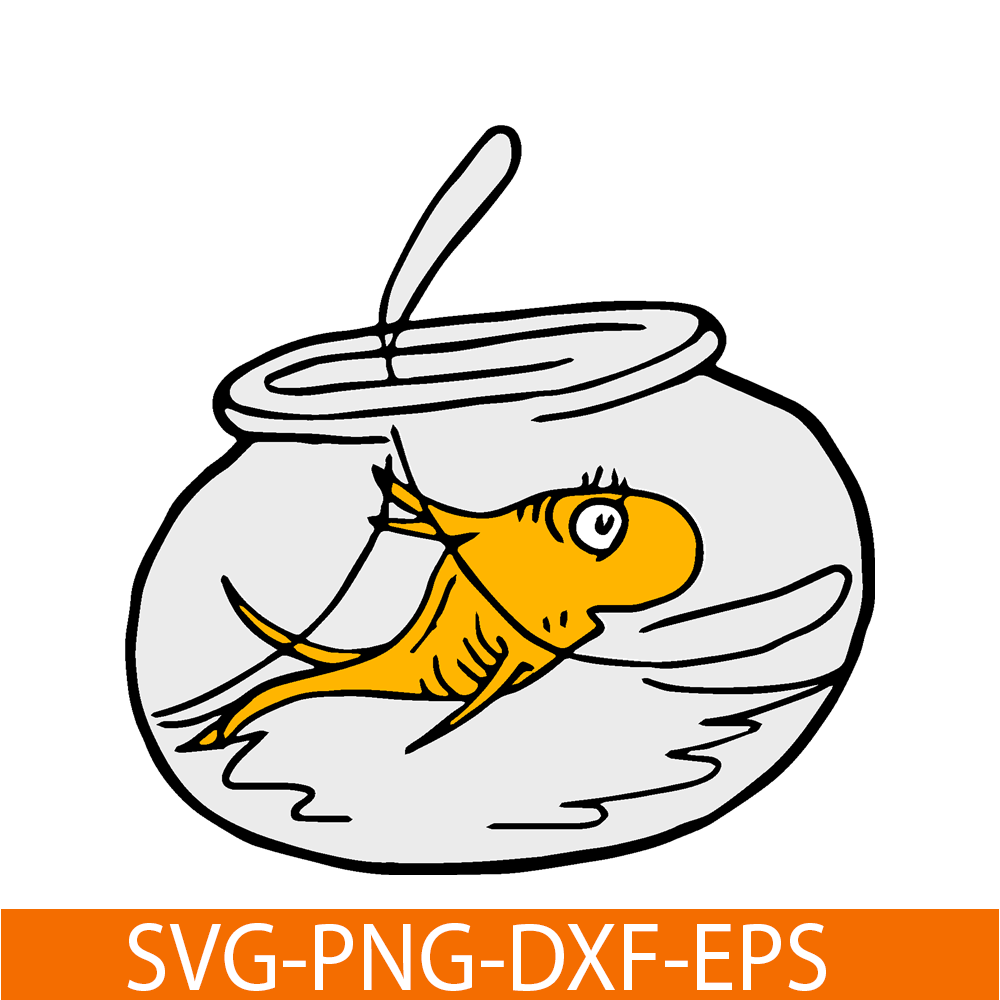 Scary Yellow Fish SVG, Dr Seuss SVG, Cat In The Hat SVG DS20 - Inspire ...