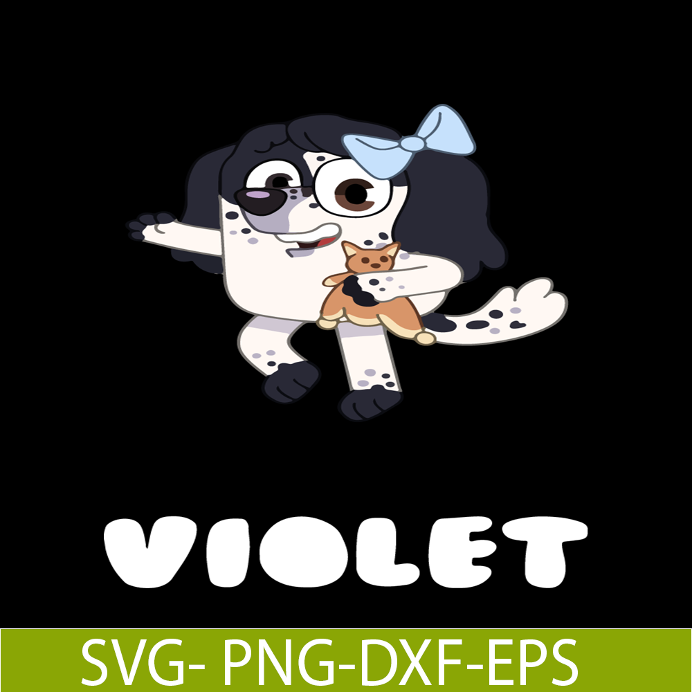 Violet Bluey SVG PNG PDF Bluey Character SVG Bluey Movie SVG | Inspire ...