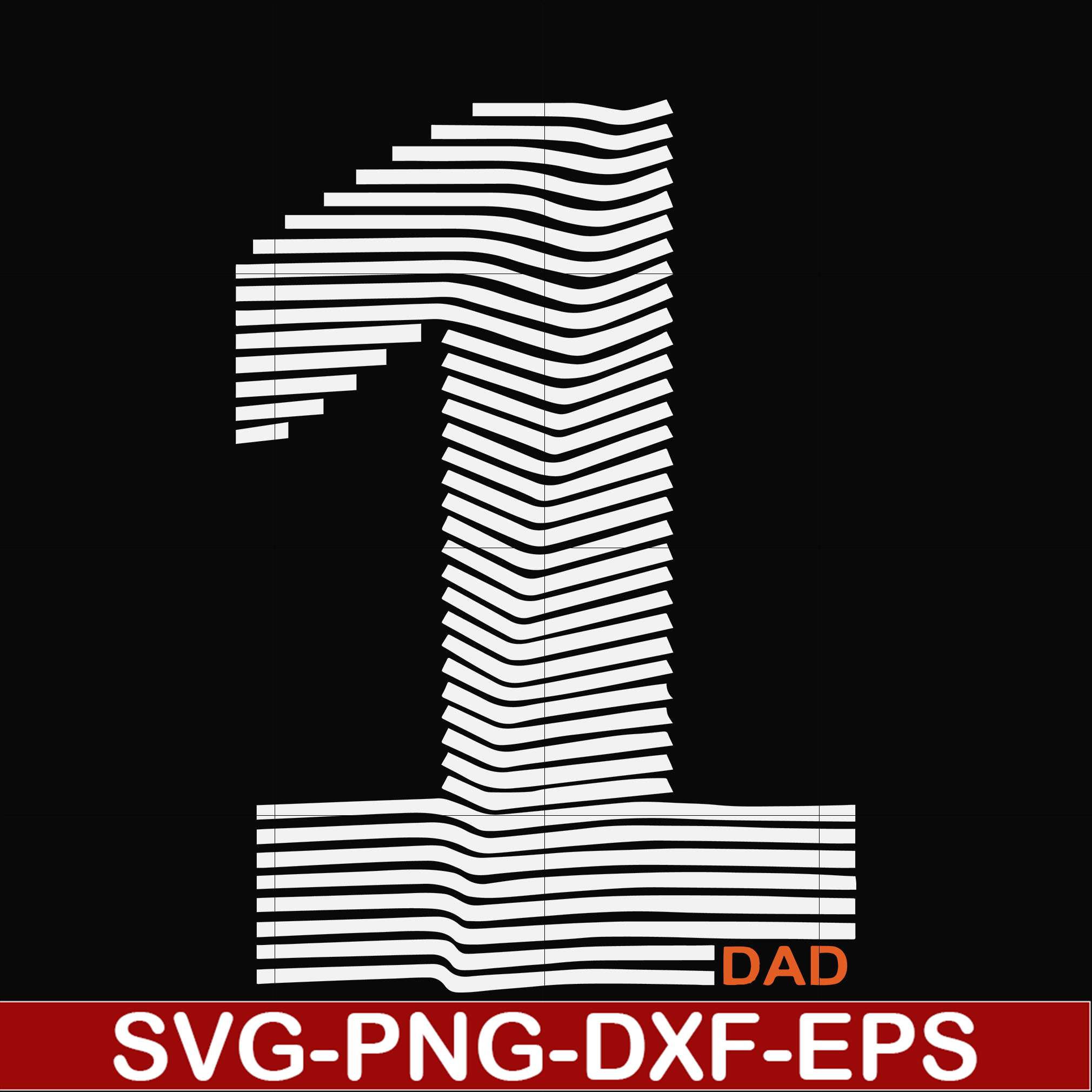 1 Dad svg, png, dxf, eps file FN000875 | Inspire Uplift