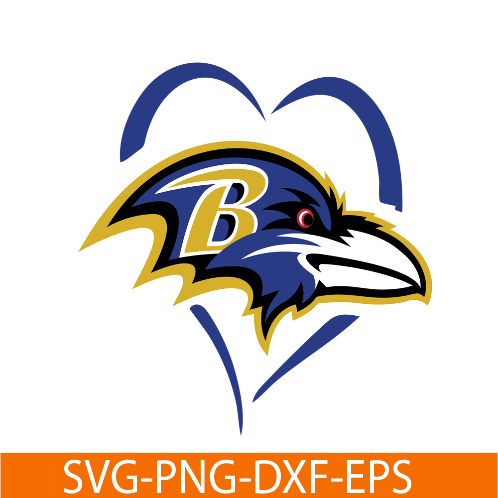Baltimore Logo SVG PNG DXF EPS, USA Football SVG, NFL Lovers | Inspire ...