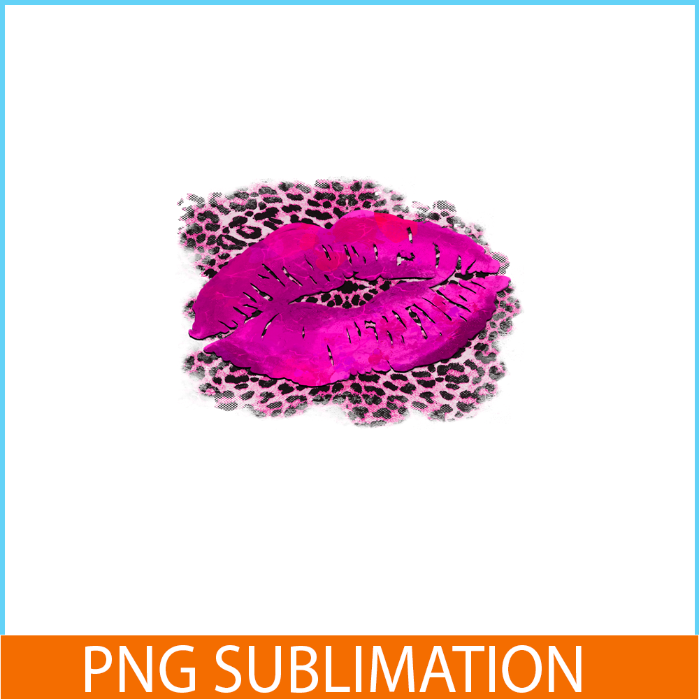 Pink Leopard Lips PNG, Lovely Valentine PNG, Valentine Holid | Inspire ...