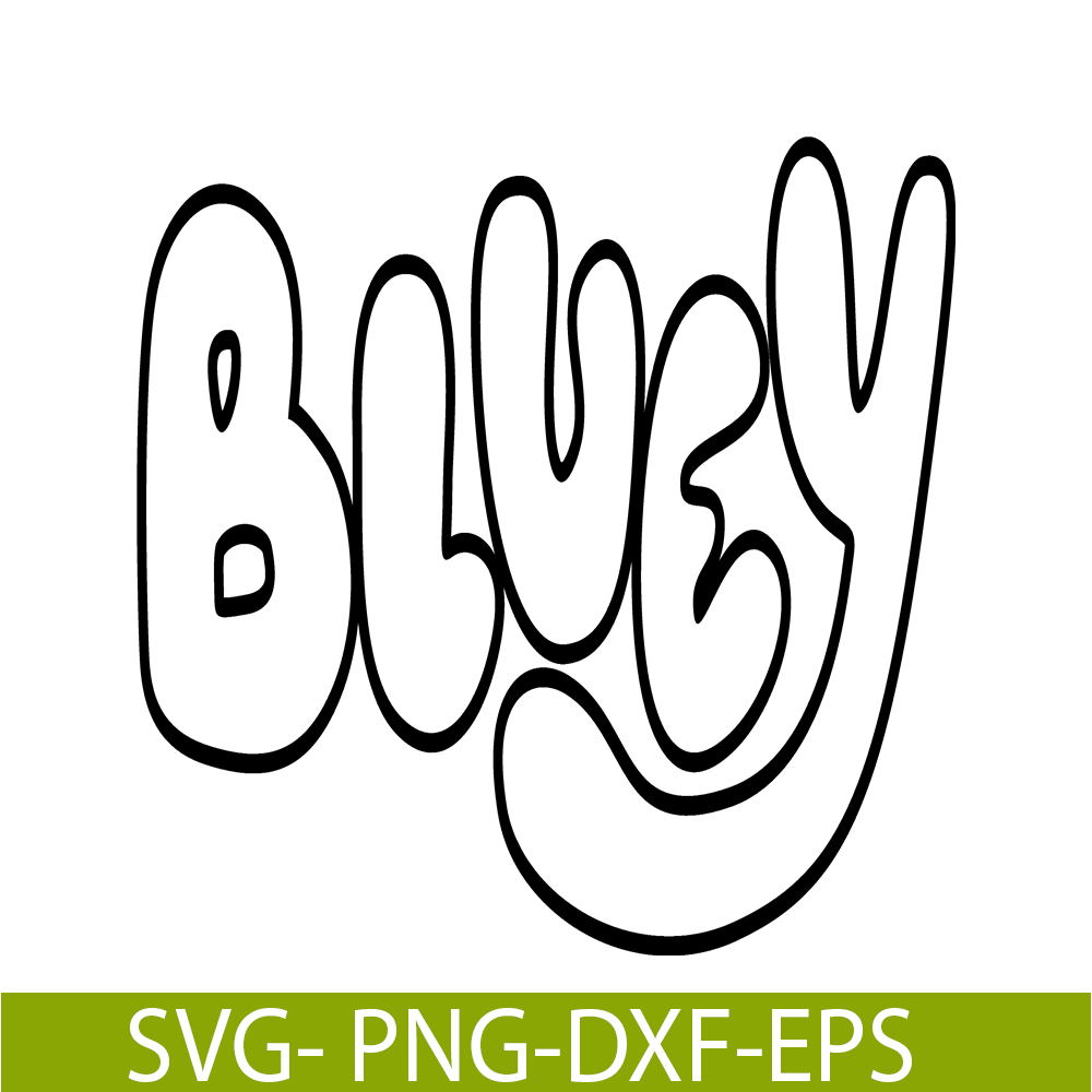 Bluey Logo SVG PNG DXF EPS Bluey Movie SVG Bluey SV | Inspire Uplift