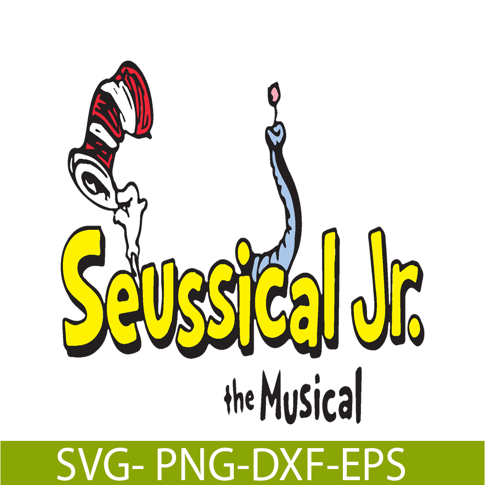 Seussical Jr The Musical SVG, Dr Seuss SVG, Cat In The Hat S | Inspire ...